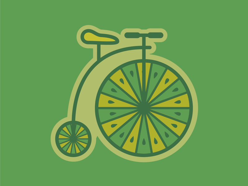 Penny Farthing by Carli Fronius on Dribbble