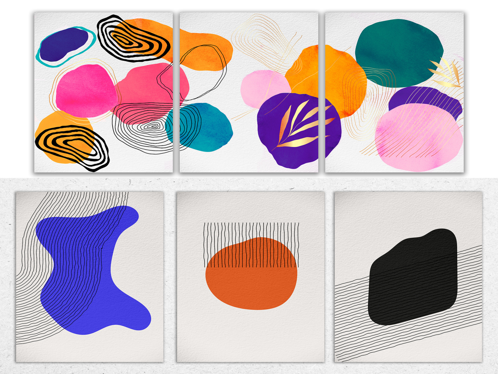 Abstract Poster made for Lund Media Aps. by Mihaly Varga on Dribbble