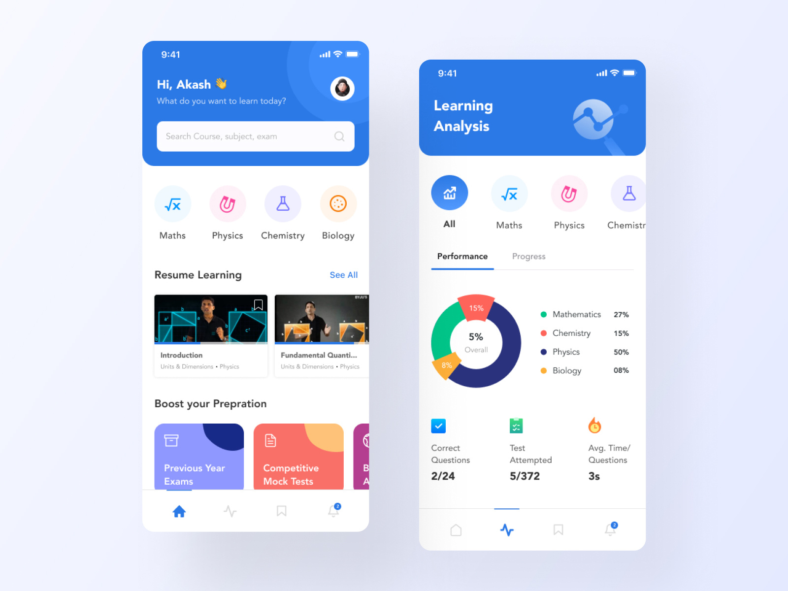 Learning Platform App Concept by Pulkit Jain on Dribbble