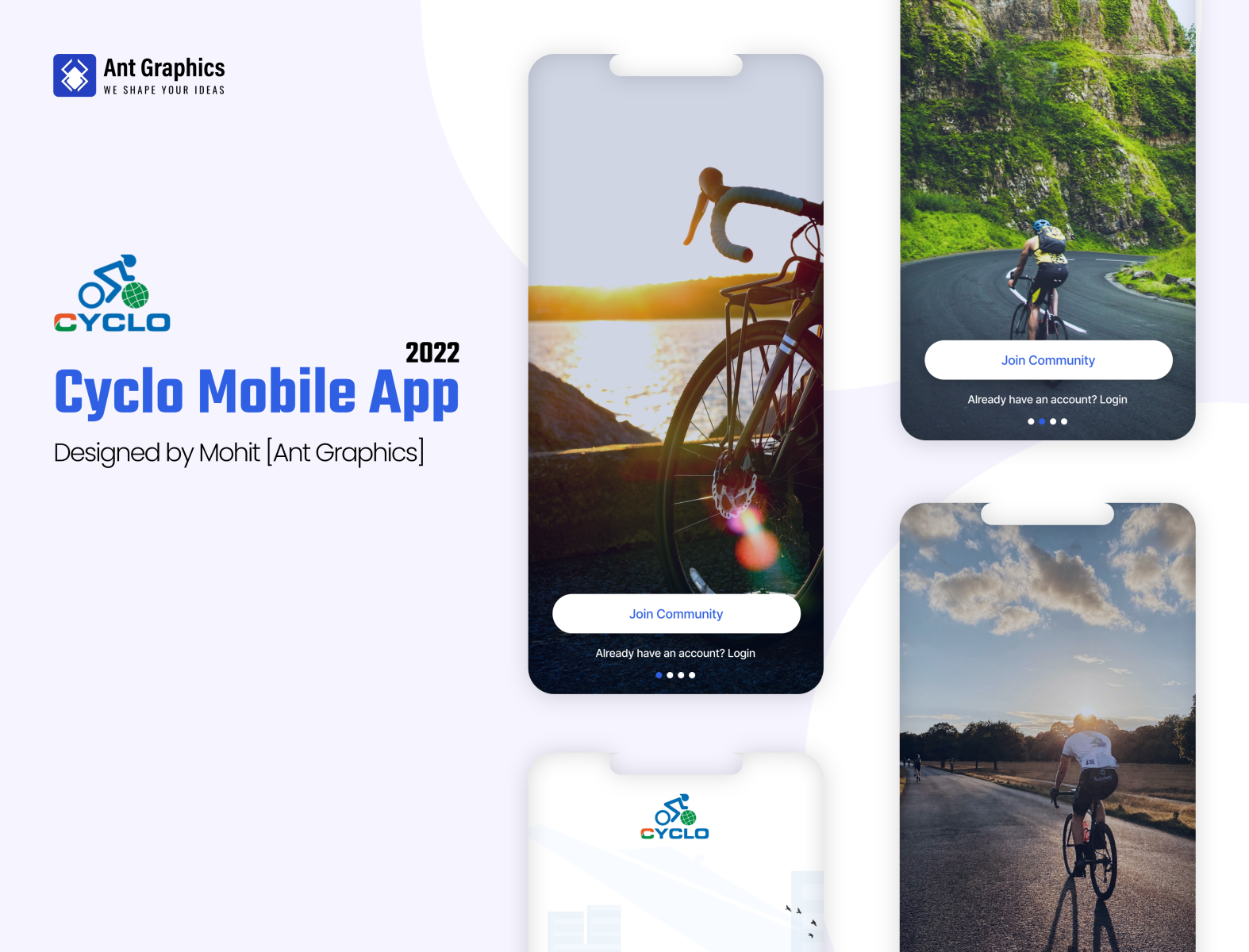 Cycling Mobile App Design Ui By Mohit Chaudhary On Dribbble