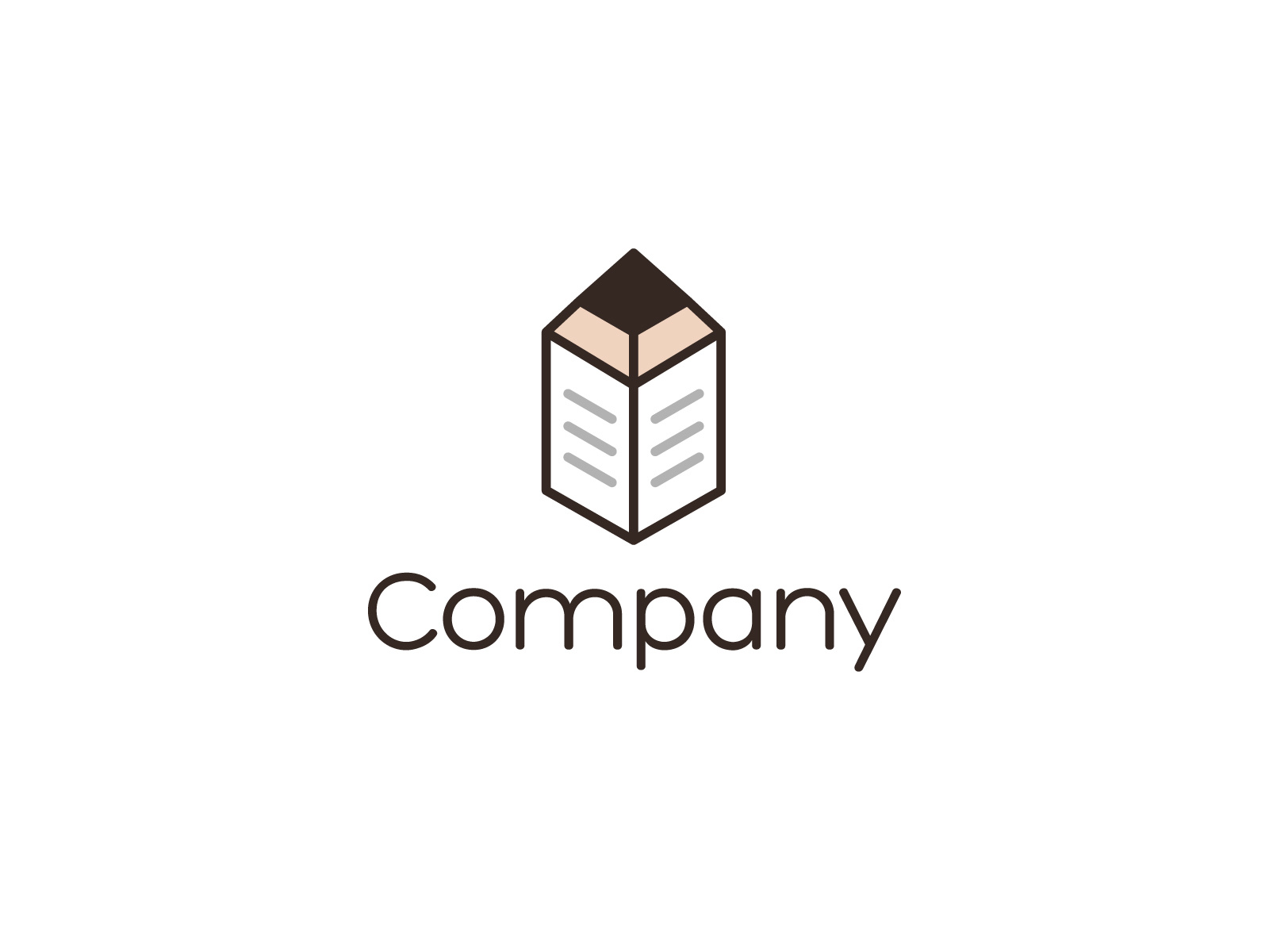 pencil and a book logo by Mohammed Ismail on Dribbble
