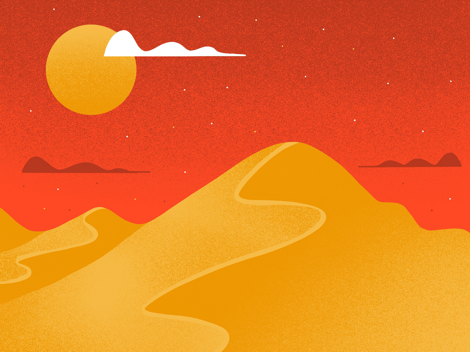Textured Landscape 2 by Brad Hansen on Dribbble