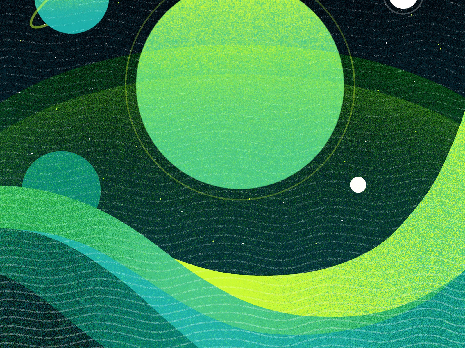Alien Waves by Brad Hansen on Dribbble