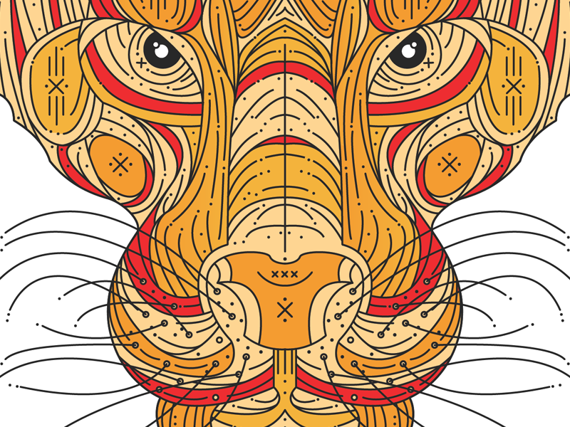 Stylized Tiger designs, themes, templates and downloadable graphic ...