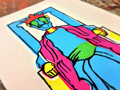CMYK screen print by Brad Hansen on Dribbble