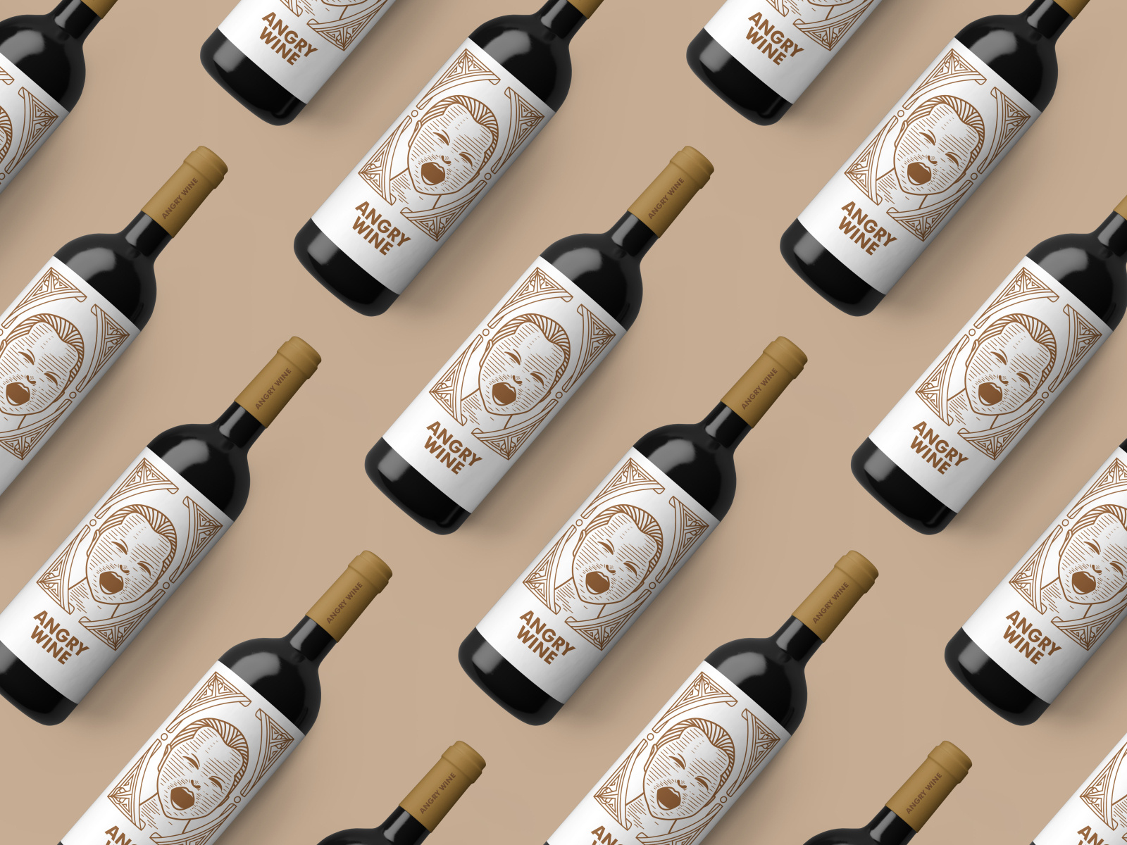 ANGRY WINE by yogi nurtibian on Dribbble