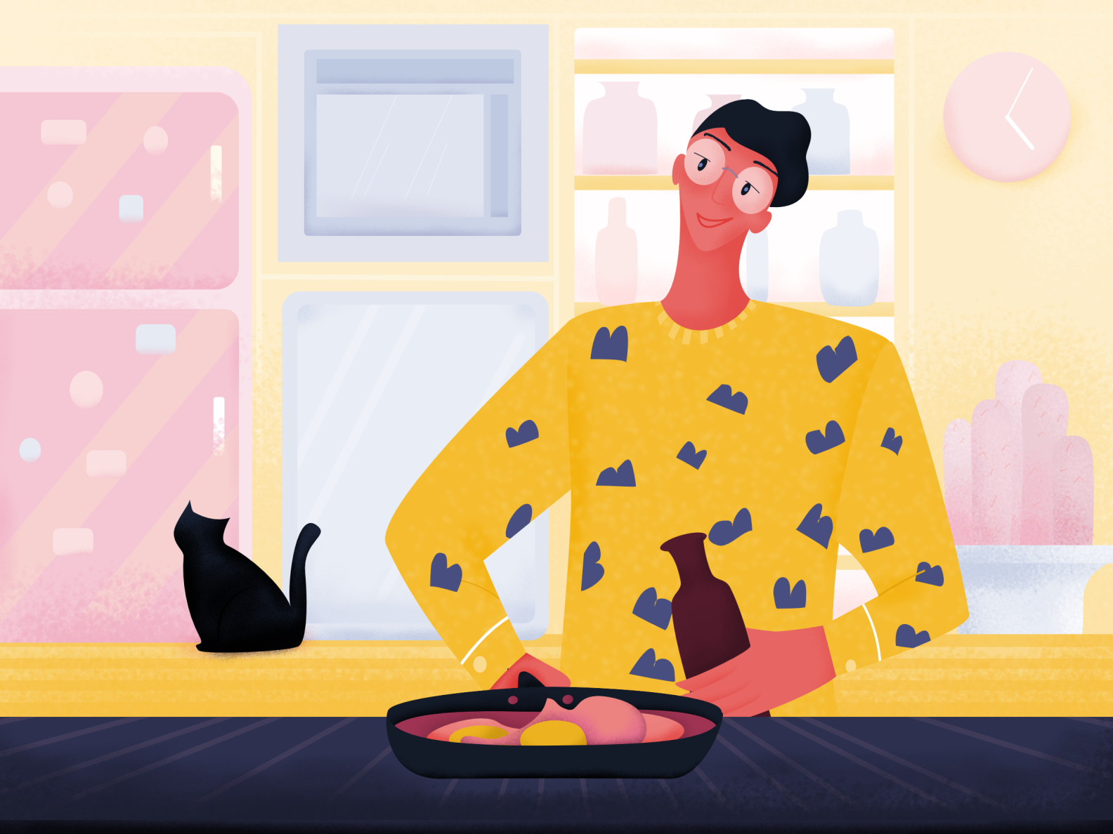 Habits' Series : Cooking by Shruti Narayan on Dribbble