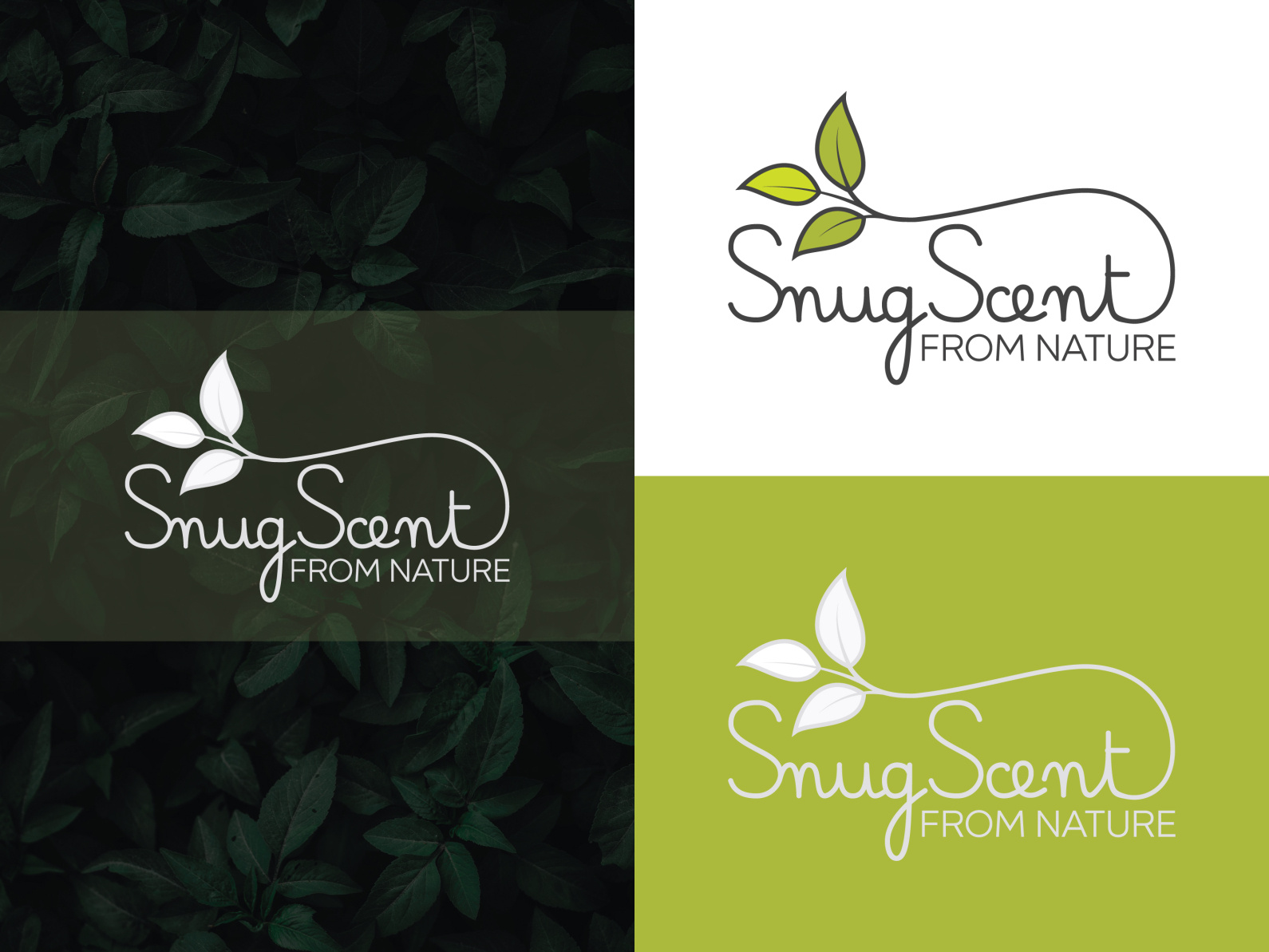 Snug Scent Logo | Plant Based Natural Logo | Organic Logo by Munnu Miah ...