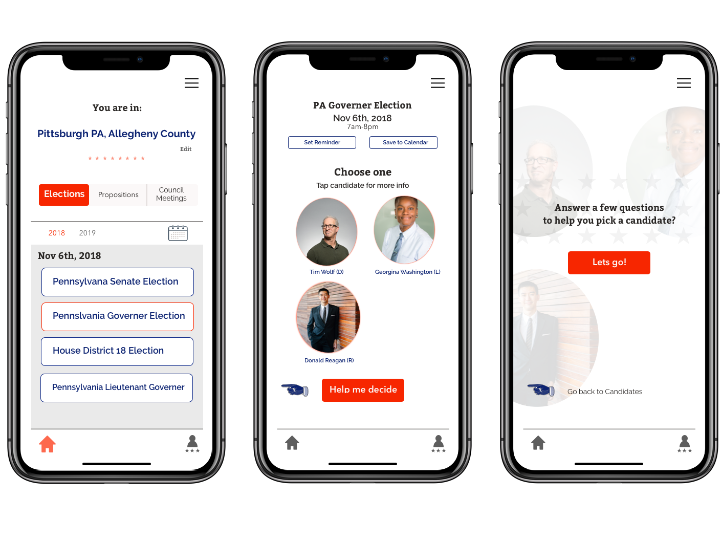 Ballot Buddy - Election/Voting App by Frank Reichard on Dribbble