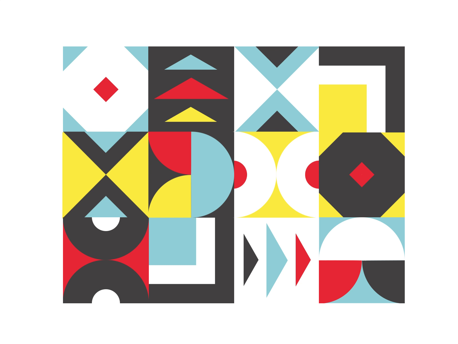 Abstract shapes animation by Tomasz Komorniczak on Dribbble