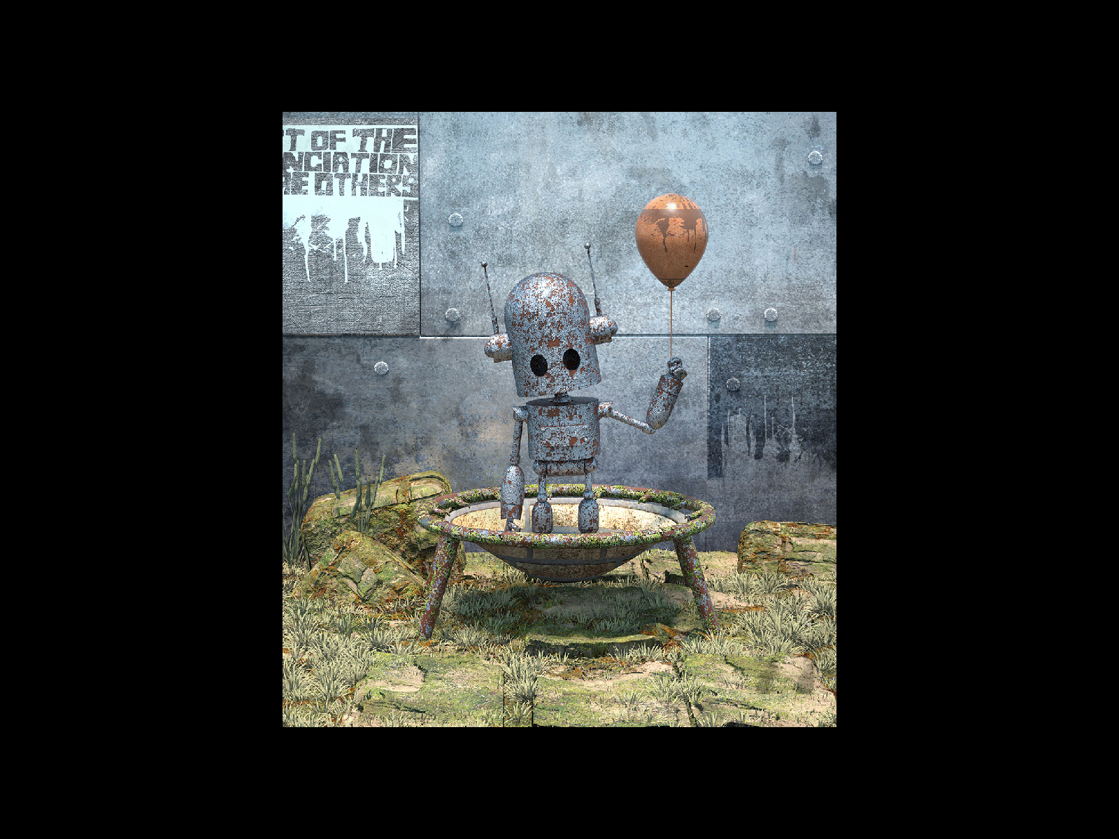Rusty Robot - 1 by eleven.l on Dribbble
