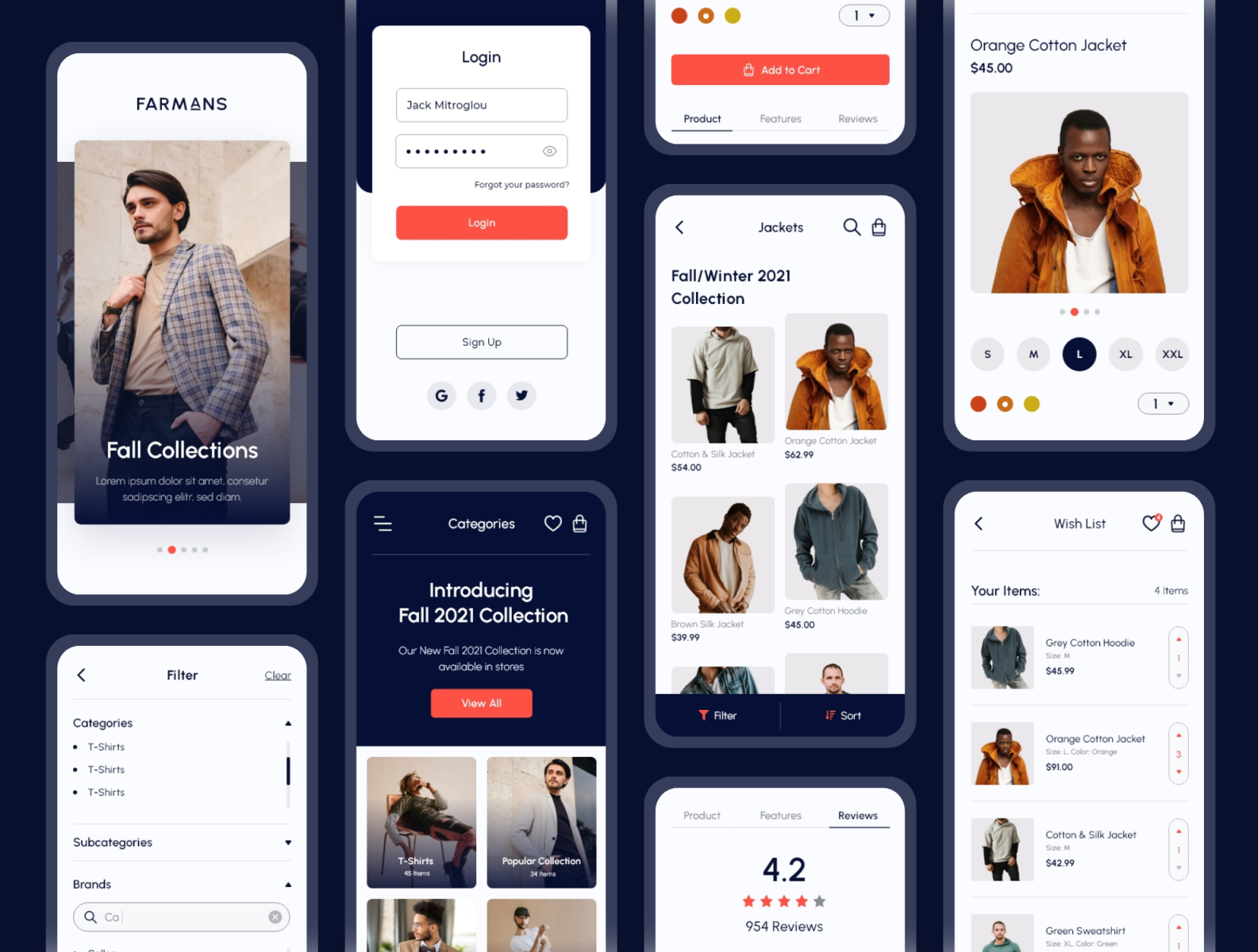 Farmans - Men Fashion App by rozzaq for Selaras Studio on Dribbble