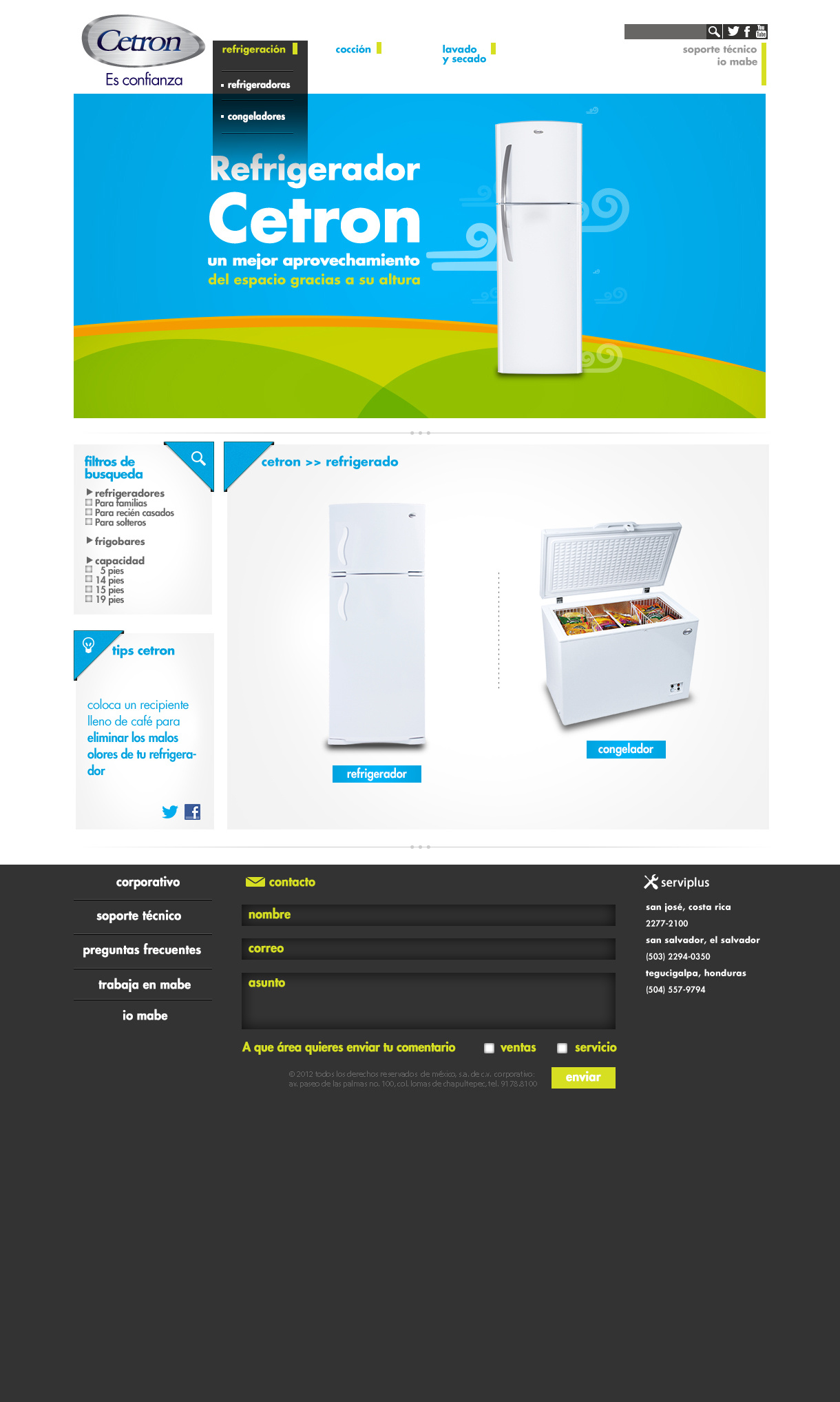 Cetron Site by Ferdie Balderas on Dribbble