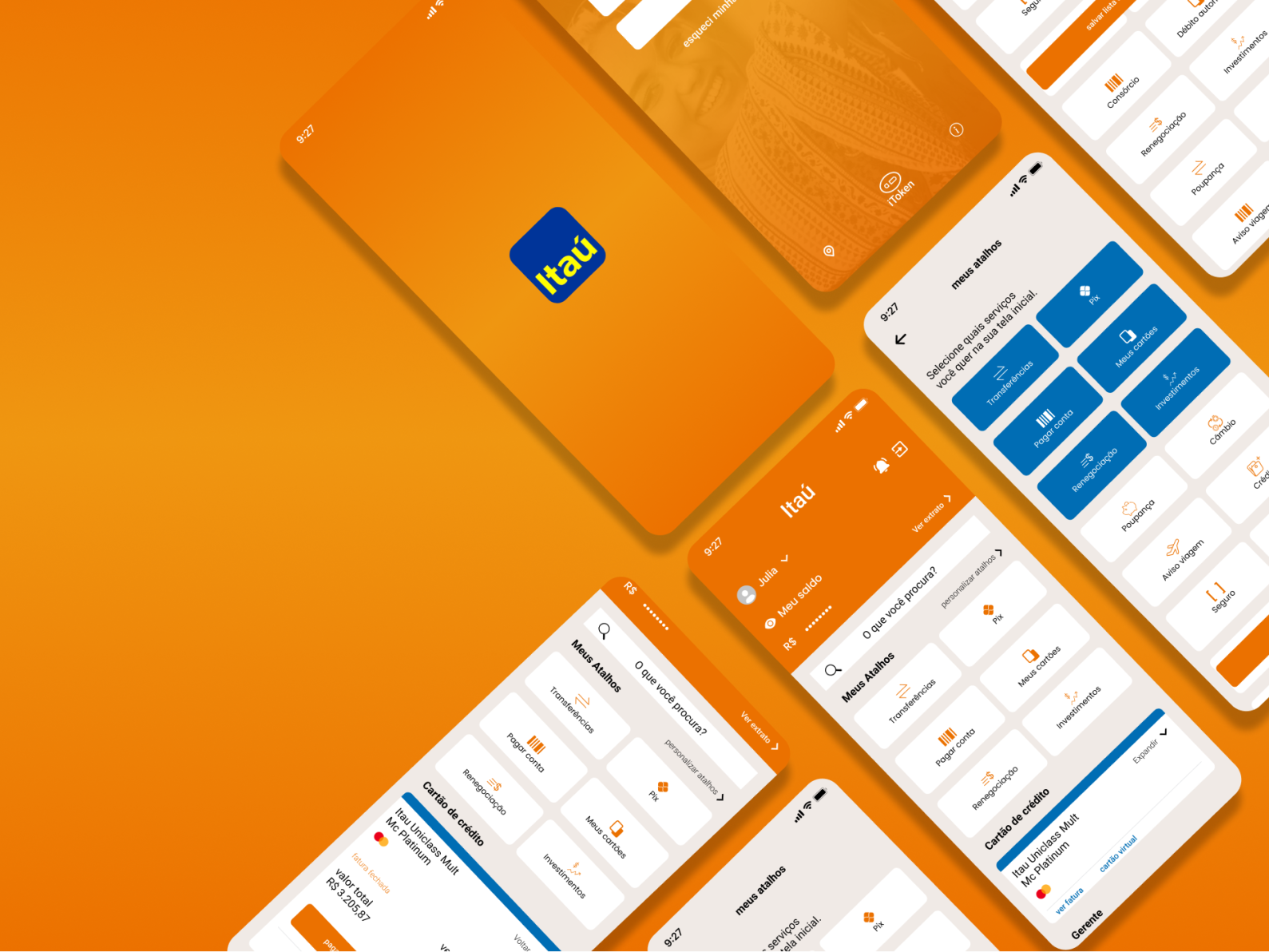 Itáu APP redesign by Rafael Crespo on Dribbble