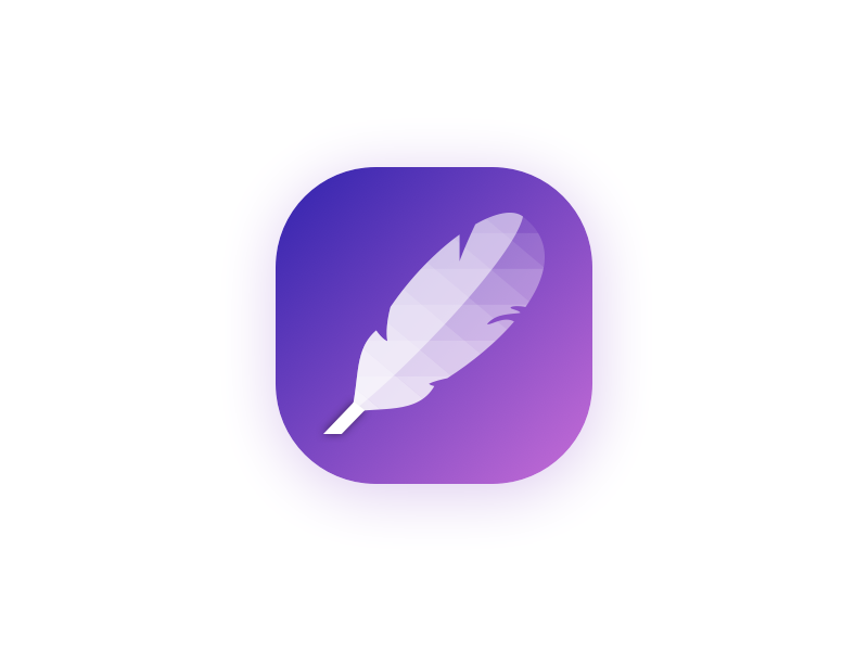 Feather Icon by Nikita Sharma on Dribbble