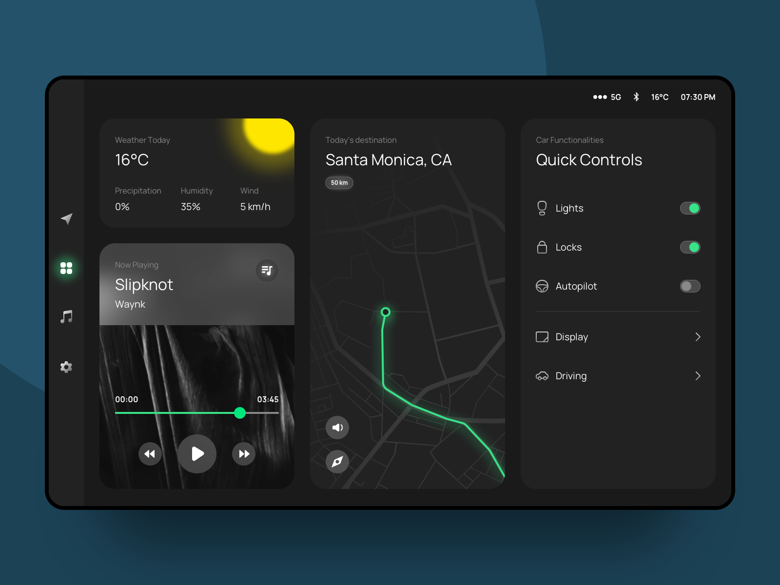 Automobile HMI Interface by Sohaib Khan on Dribbble