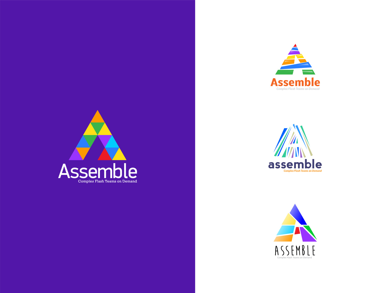 Assemble Logo by Milena Ljubojevic on Dribbble