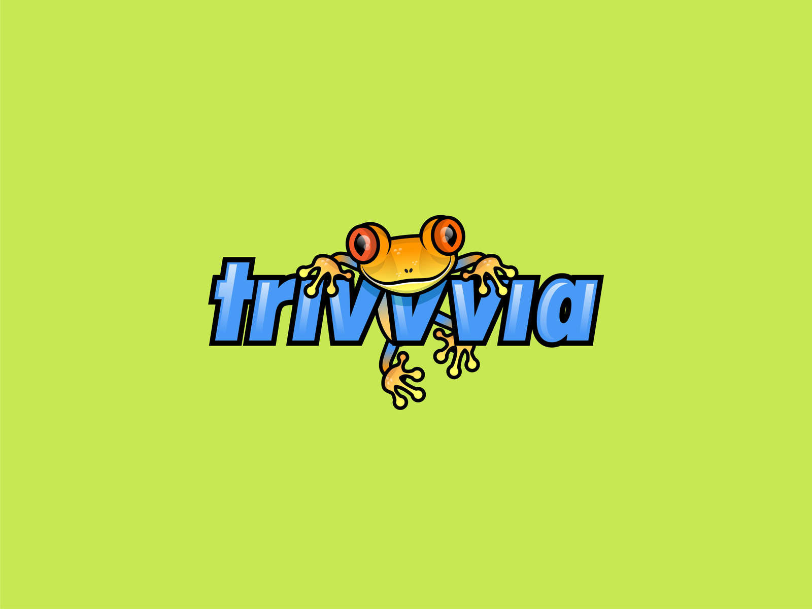 Trivvvia Logo by Milena Ljubojevic on Dribbble