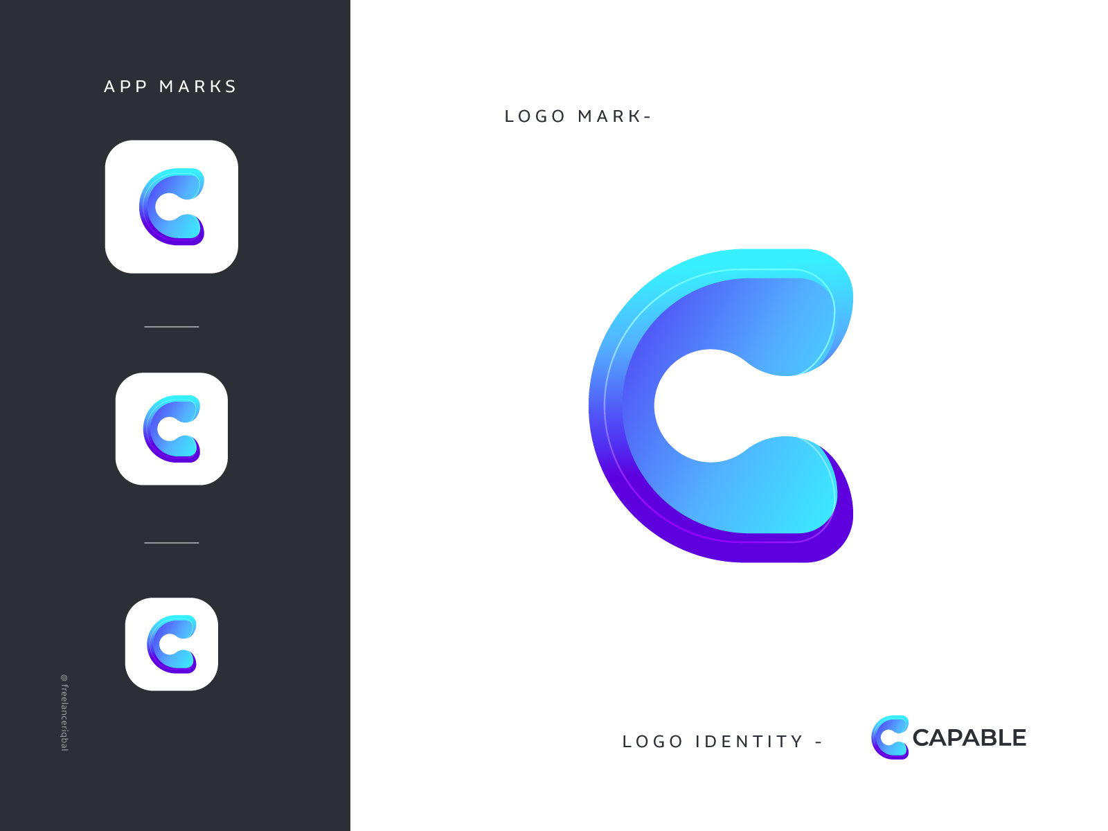 Capable Logo Branding - C logo mark by Freelancer Iqbal on Dribbble
