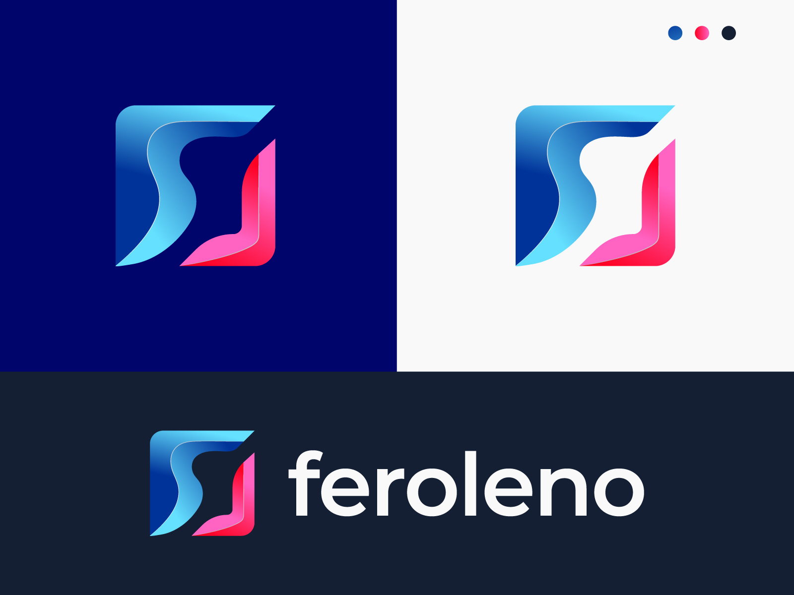 FL letter logo design concept ~ FL logo mark by Freelancer Iqbal | Logo ...
