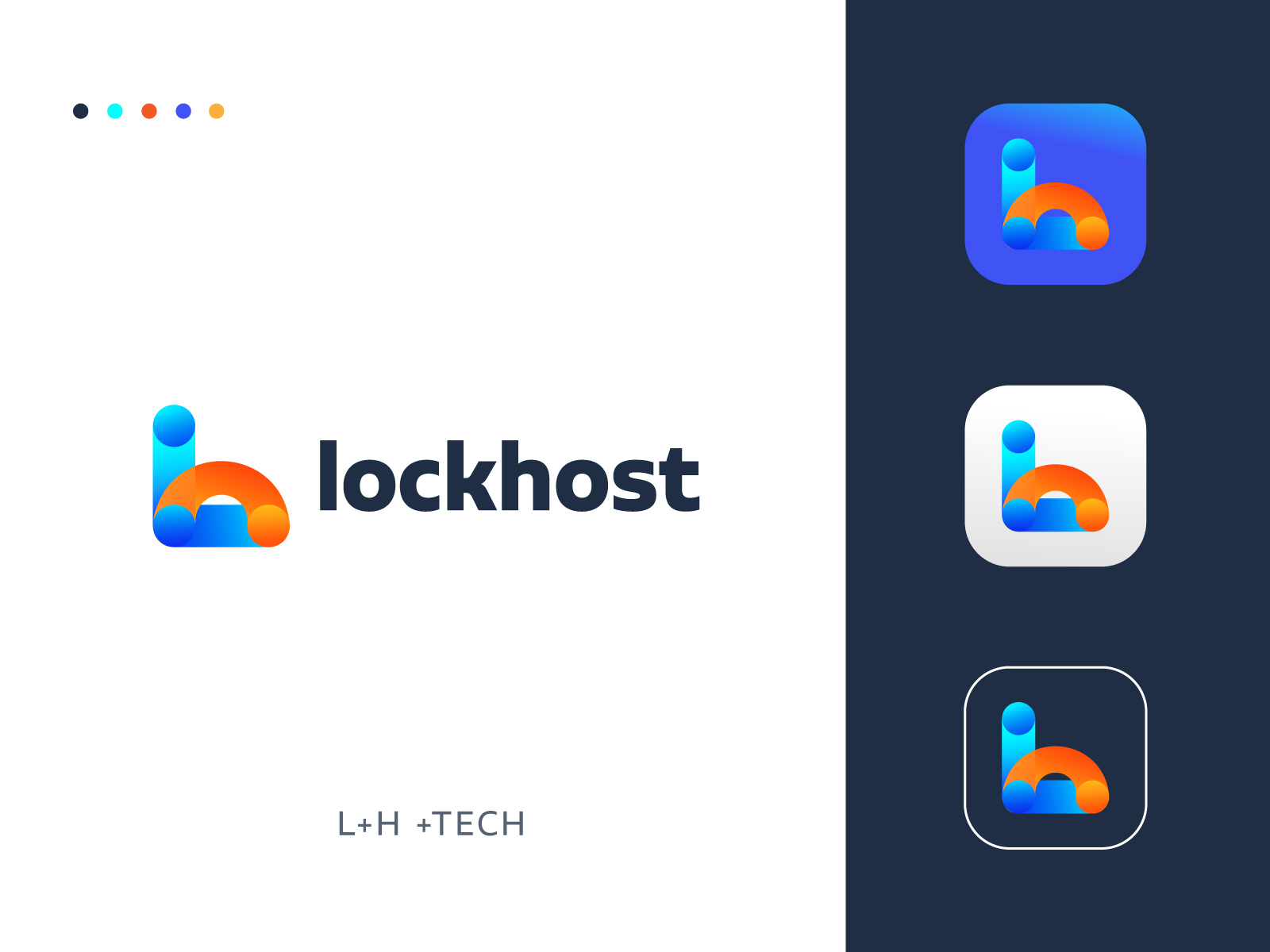 LH Logo design concept - Modern Logo mark - Letter mark by Md Iqbal ...
