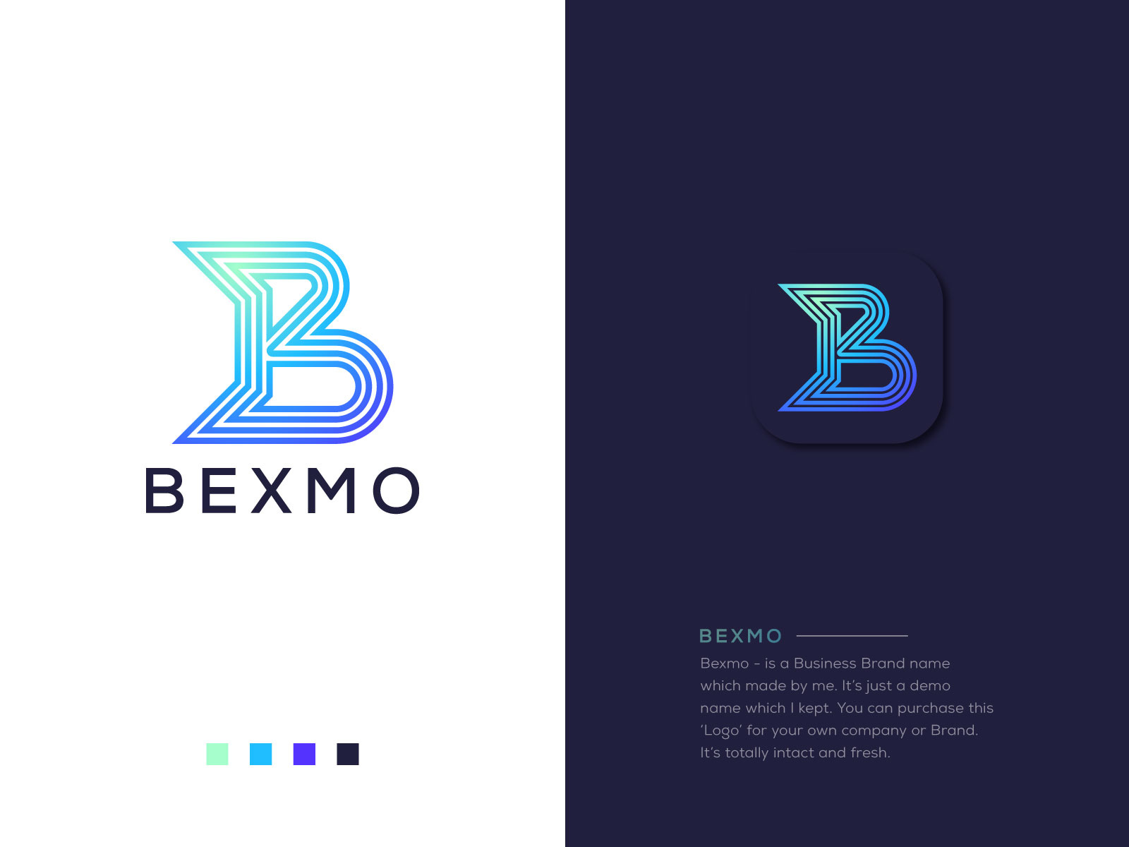 B Letter Logo Design - B Minimal Modern Logo Mark by Freelancer Iqbal ...