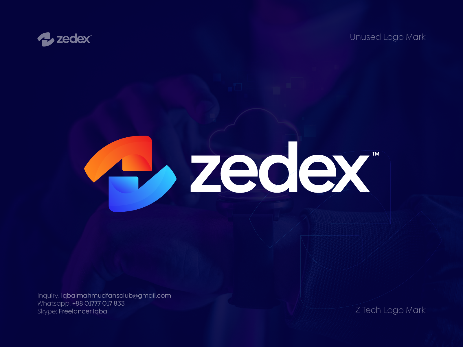 Z Tech Logo Mark by Freelancer Iqbal on Dribbble