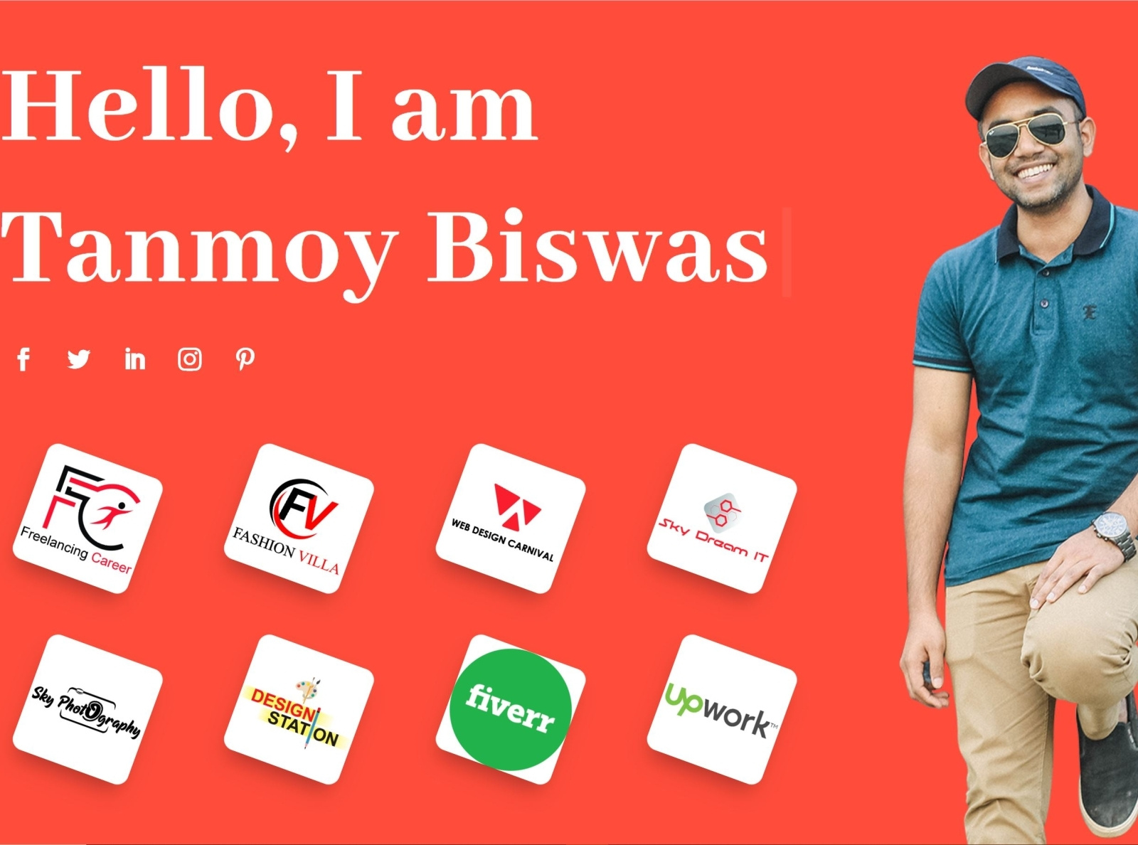 Portfolio Website by Tanmoy Biswas on Dribbble