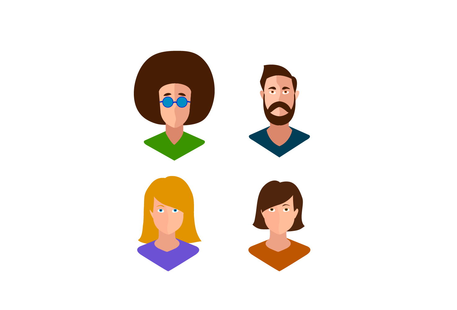 Avatars by Hey James! on Dribbble