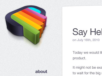 New blog design by Robin Raszka on Dribbble