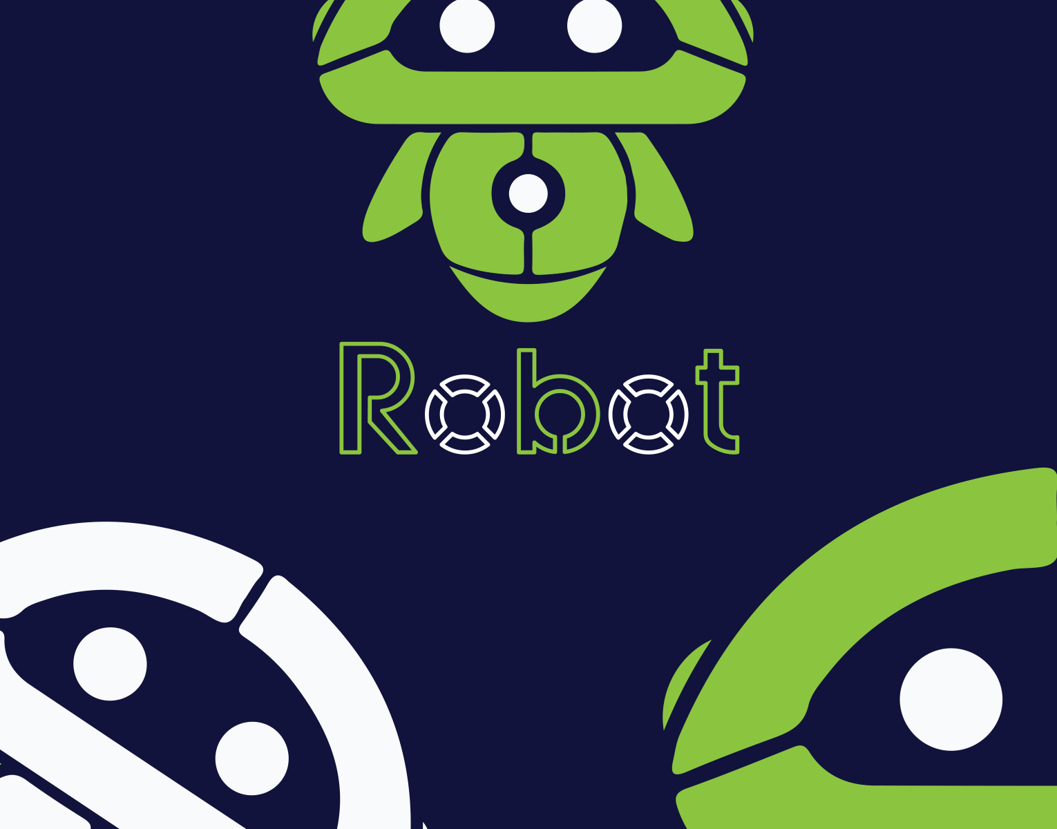 robot logo template design by Omar Faruk Jafree on Dribbble