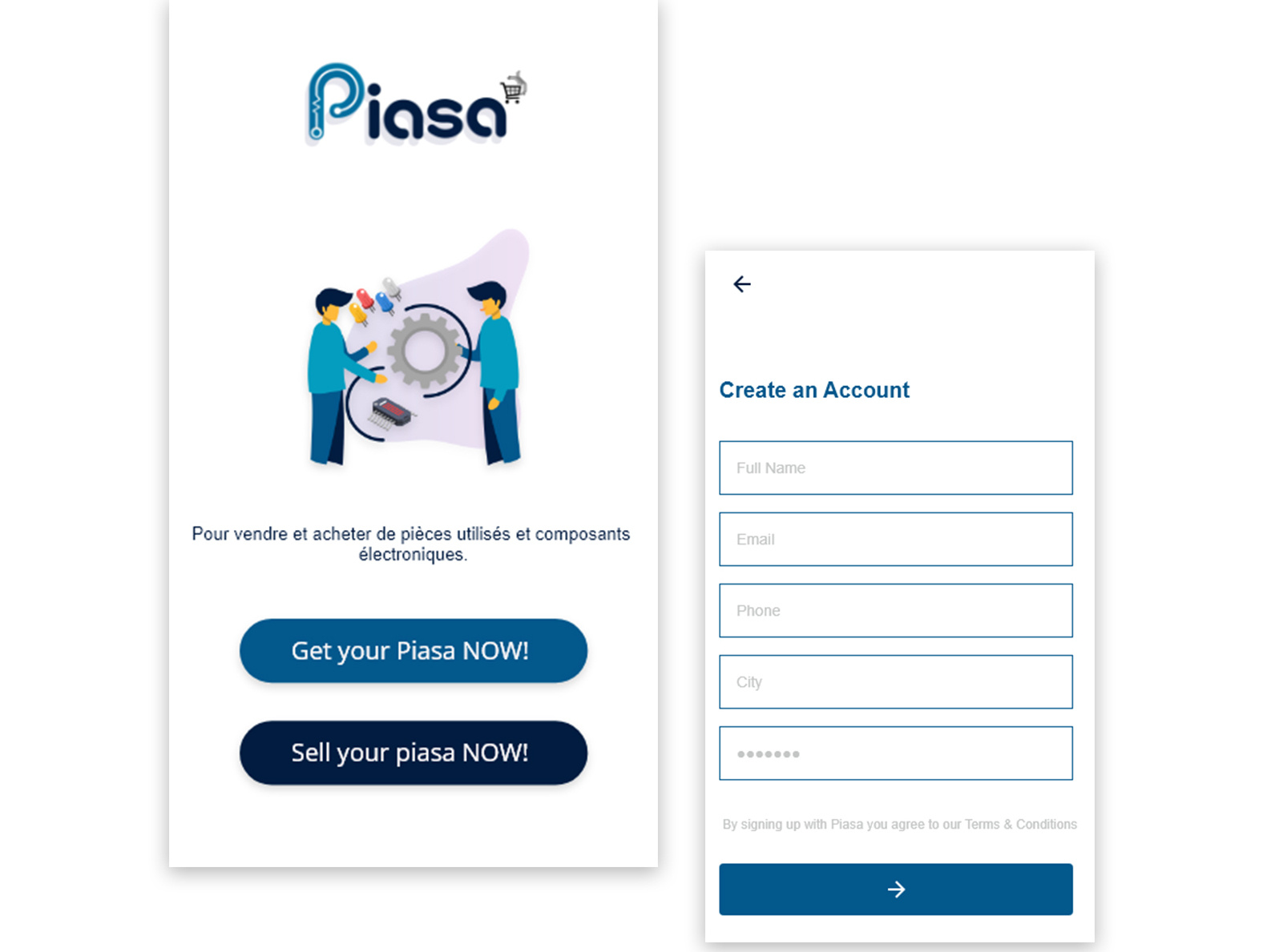 Piasa Website by Ouma on Dribbble