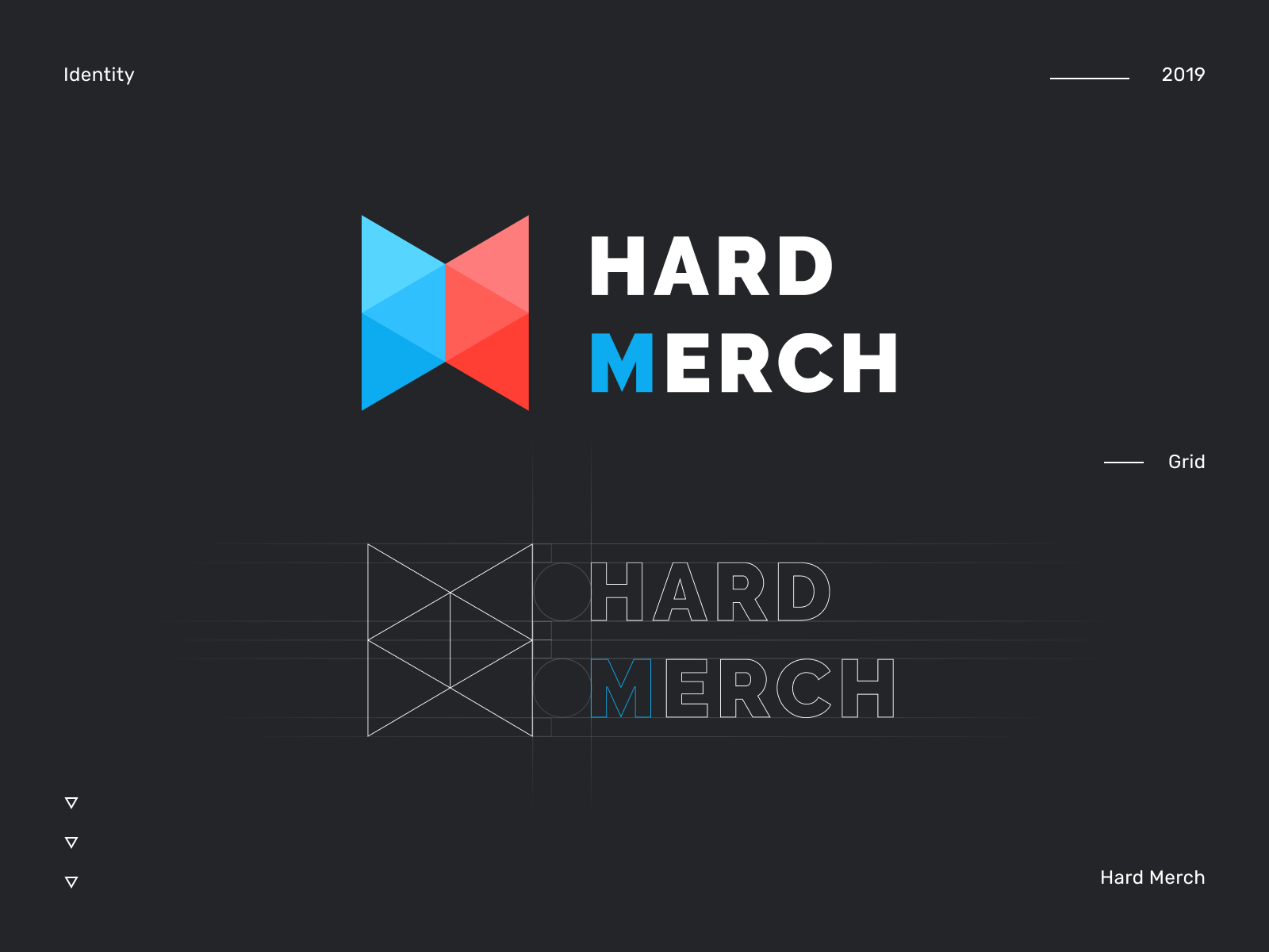 Logo for Hard Merch by Ольга Матафонова on Dribbble