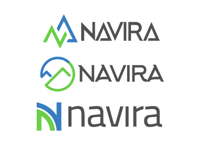 Navira logo samples by Saravana Kumar on Dribbble