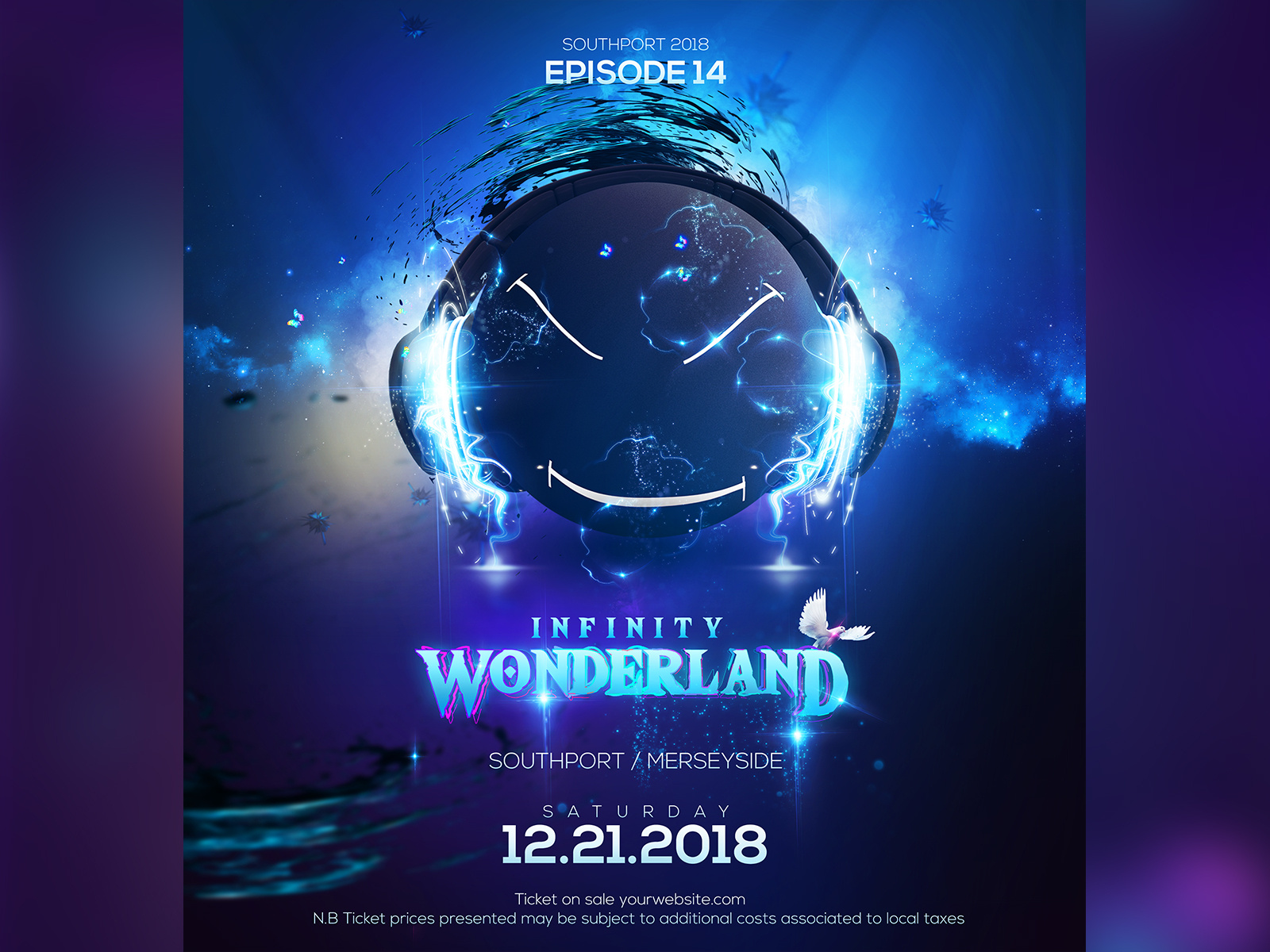 Infinity Wonderland Edm Banner Template by Vallo Leiman on Dribbble