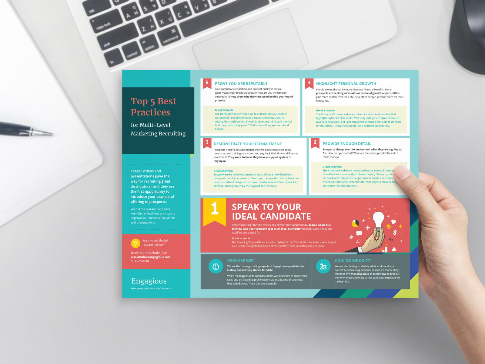 Engagious MLM Cheat Sheet by Jun Suzuki on Dribbble