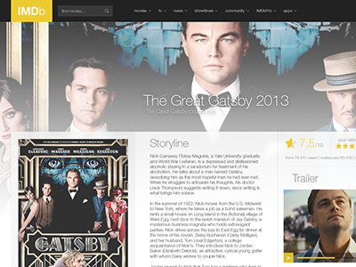 imdb redesign by zsolt hutvagner on Dribbble