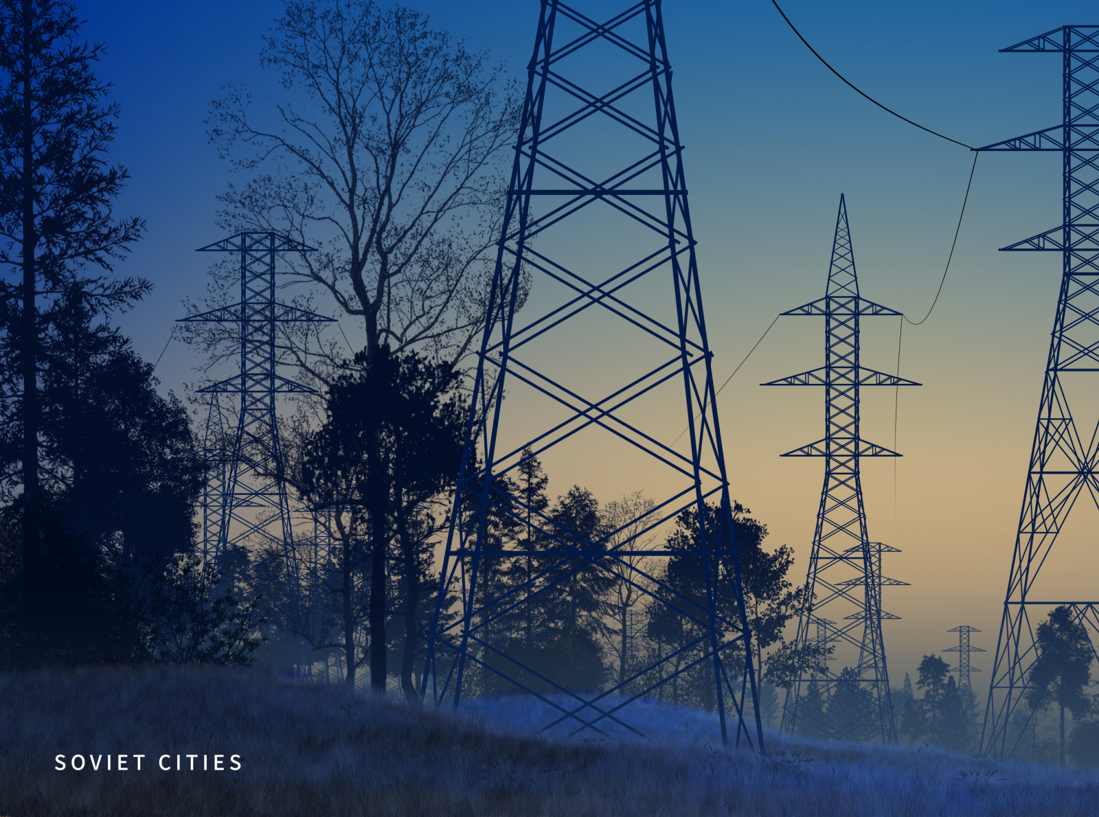 Soviet Cities 13 Power tower by Don Lee on Dribbble