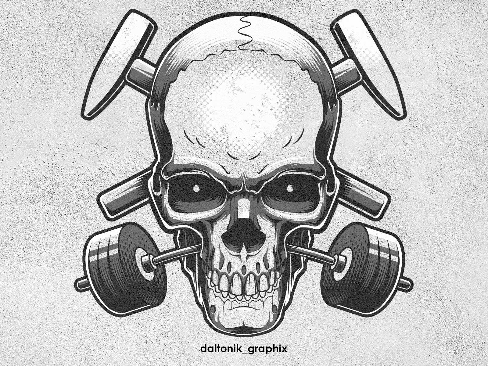 Skull logo by daltonik_graphix on Dribbble