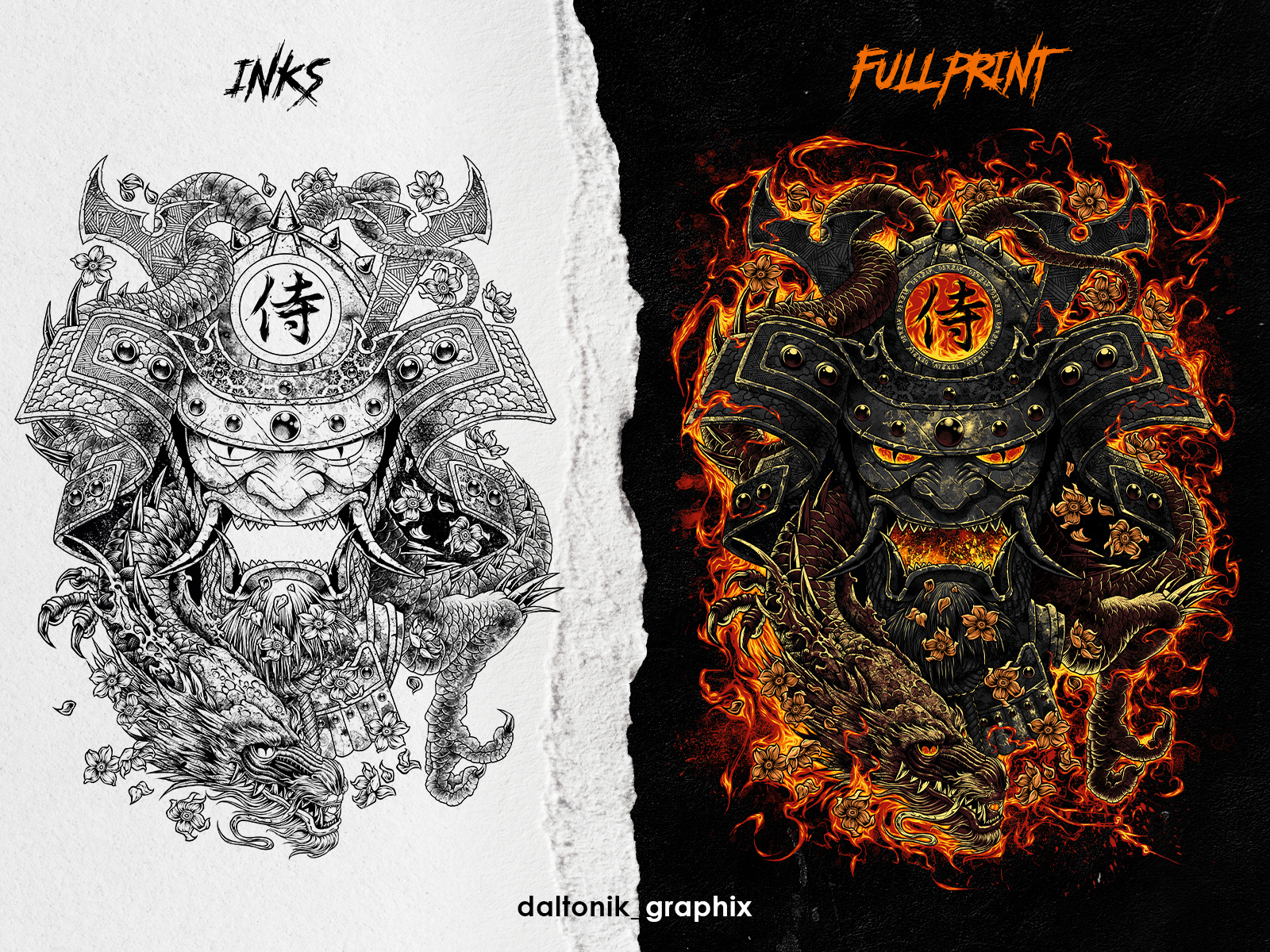 SAMURAI by daltonik_graphix on Dribbble