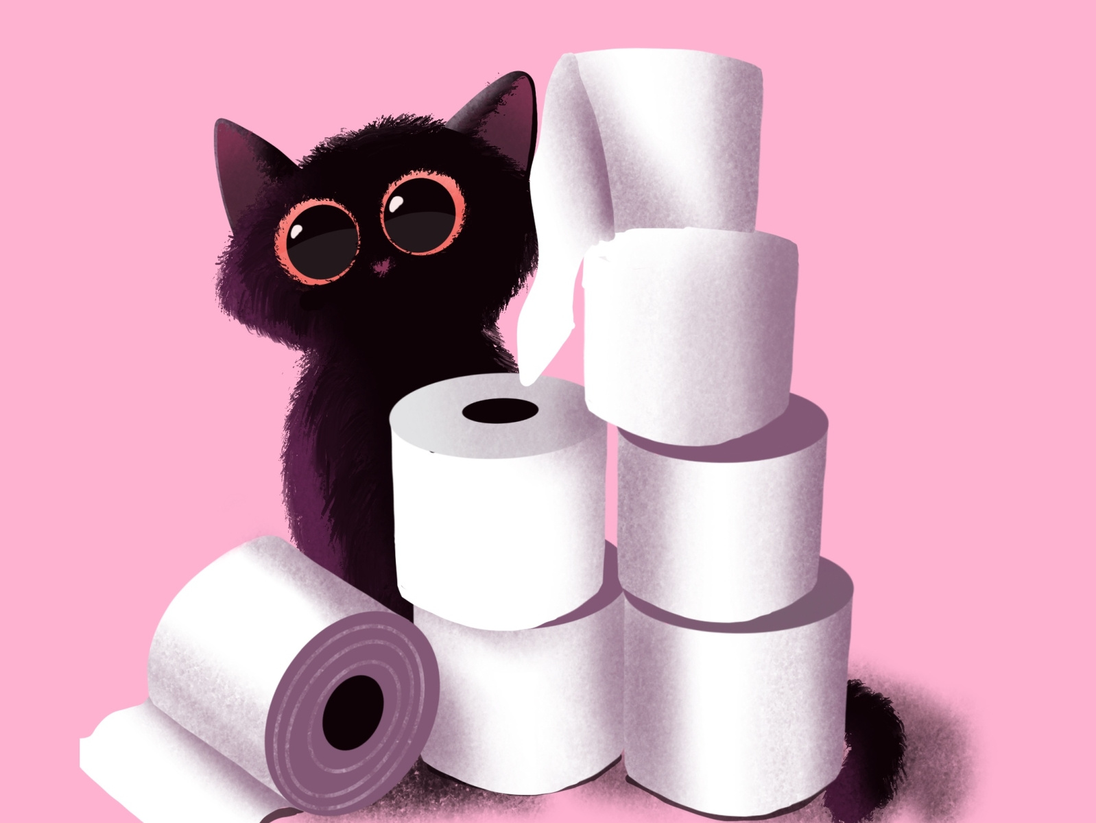 Cat by Agnes Grabalowska on Dribbble