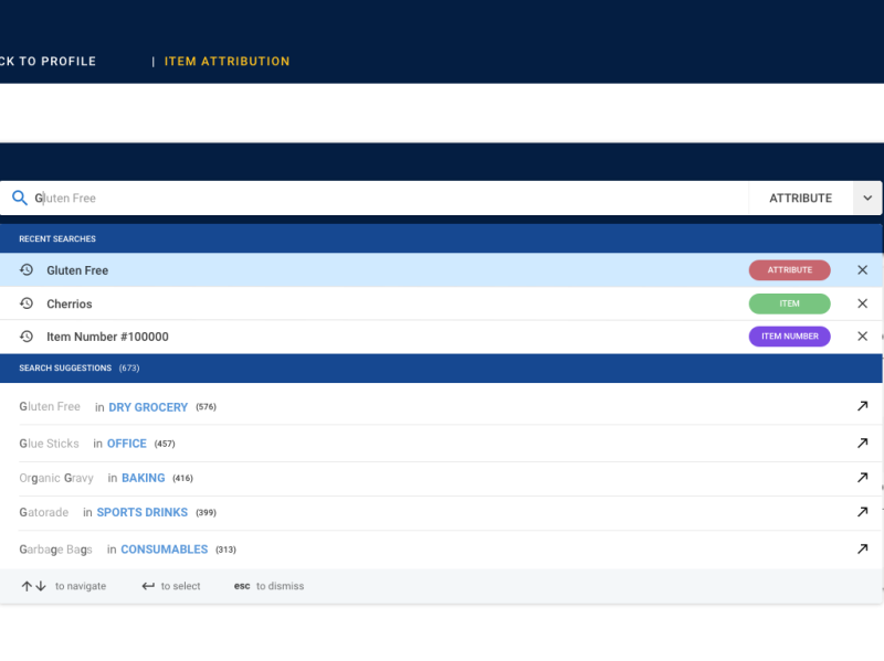 Type Ahead Search and Data Segmentation Concept by Corey Putney on Dribbble