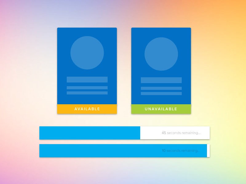 Intel UI Apps and Status Bars by Diane Lindquist on Dribbble