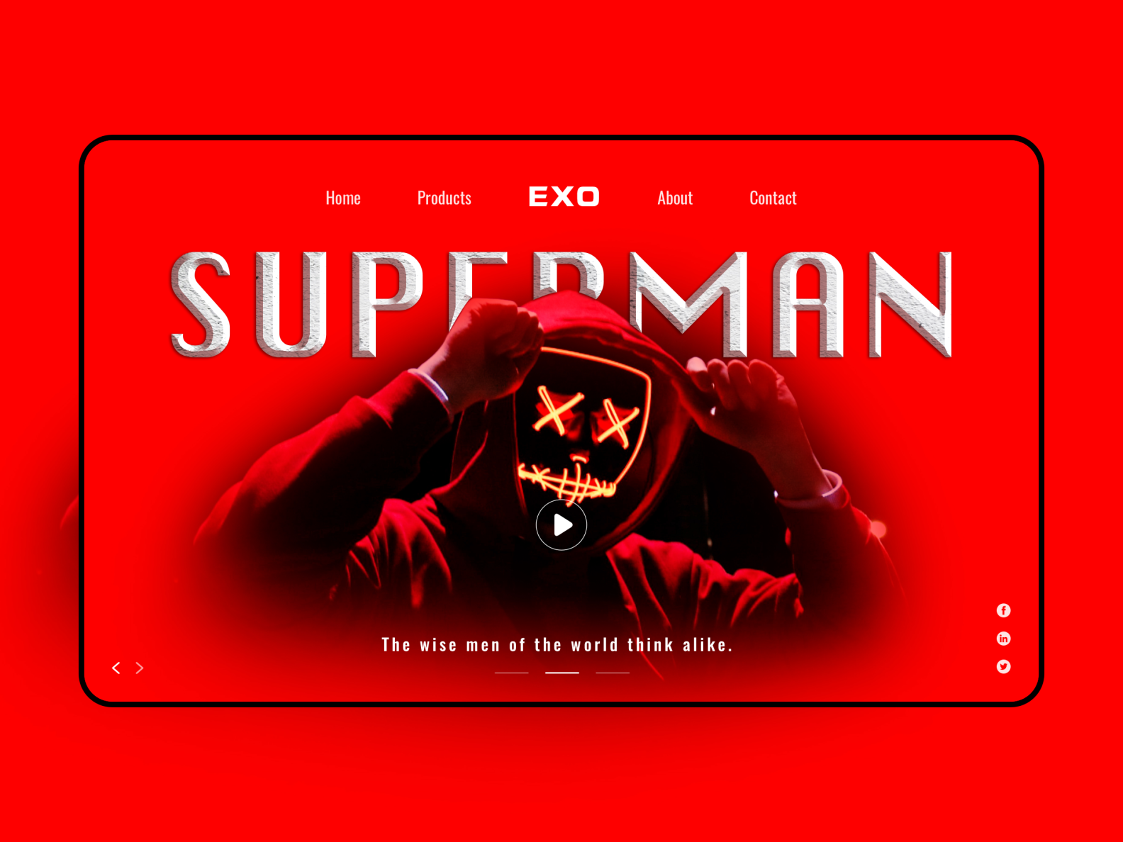 Superman_web design by Angel lily on Dribbble