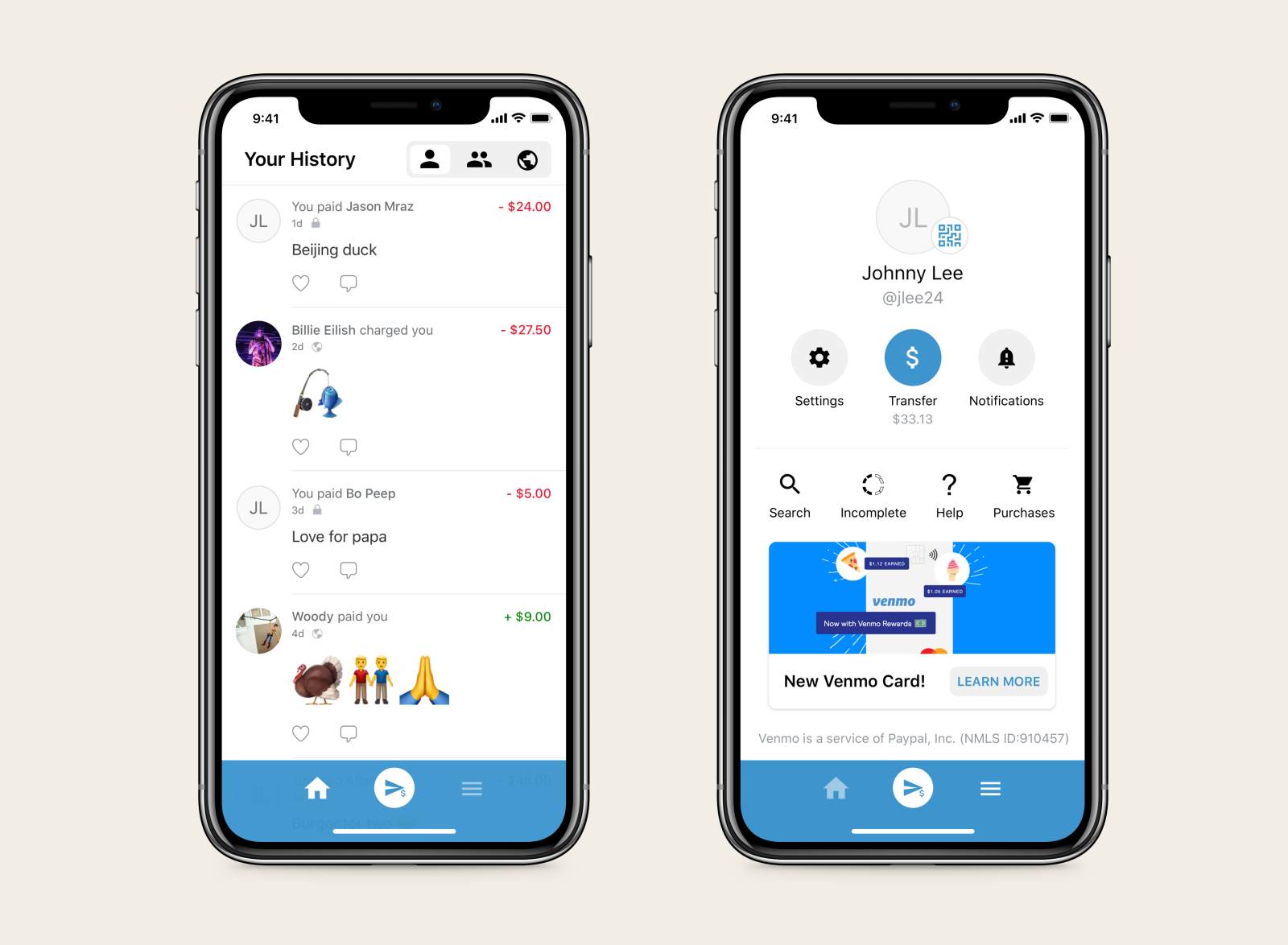 Venmo App Redesign by Jack Lo on Dribbble