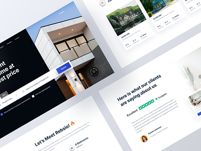Real Estate Homepage by Risang Kuncoro ® for Plainthing Studio on Dribbble
