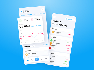 Browse thousands of Money Tracker images for design inspiration | Dribbble