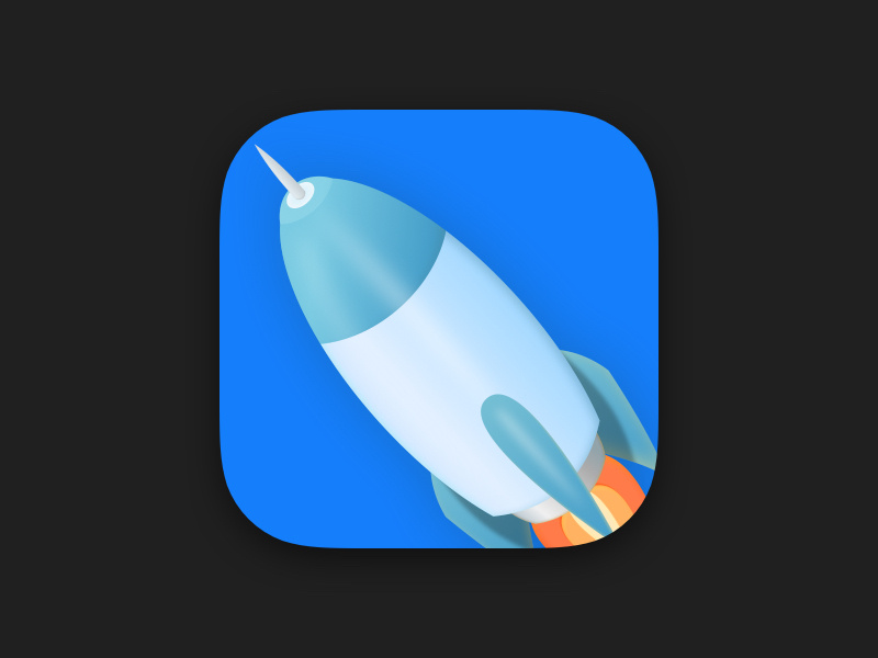 Rocket App Icon by Yu Le on Dribbble
