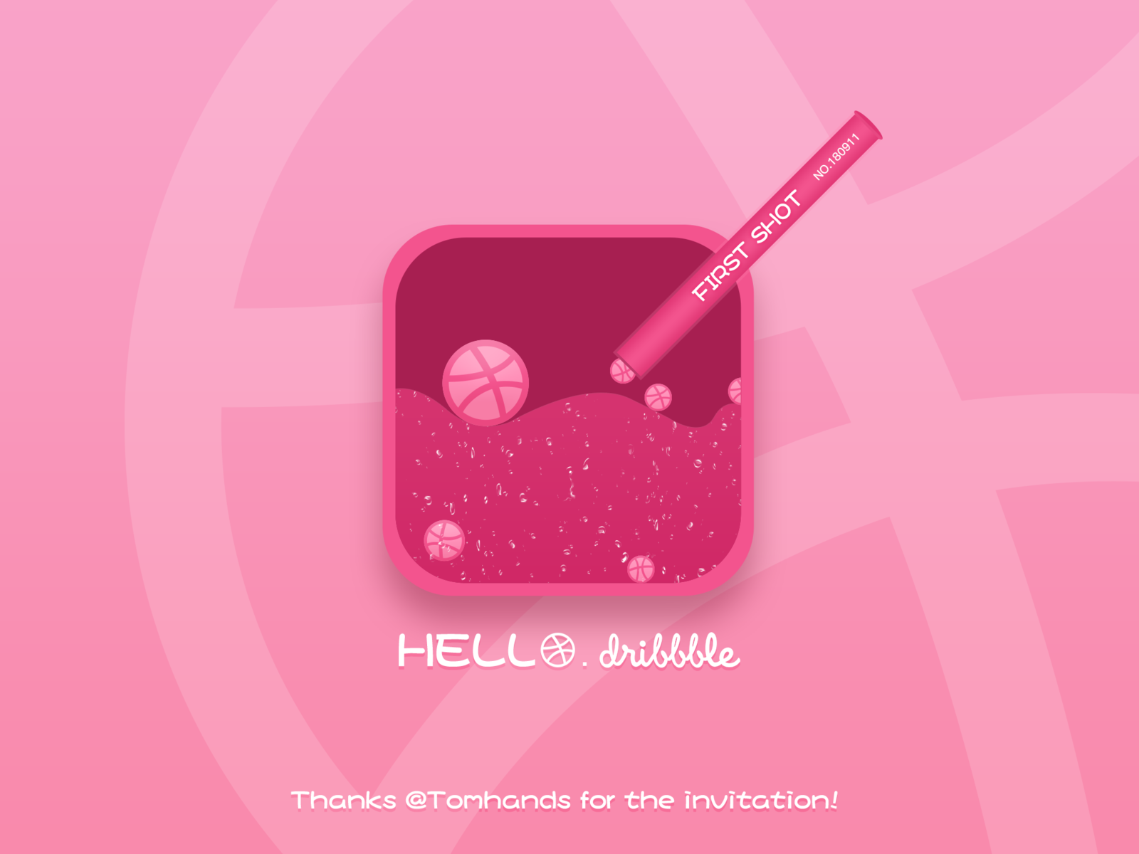 First Shot! by Double on Dribbble