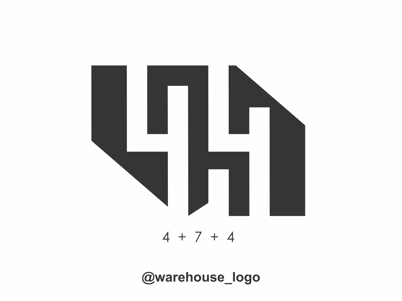 474 logo by warehouse_logo on Dribbble
